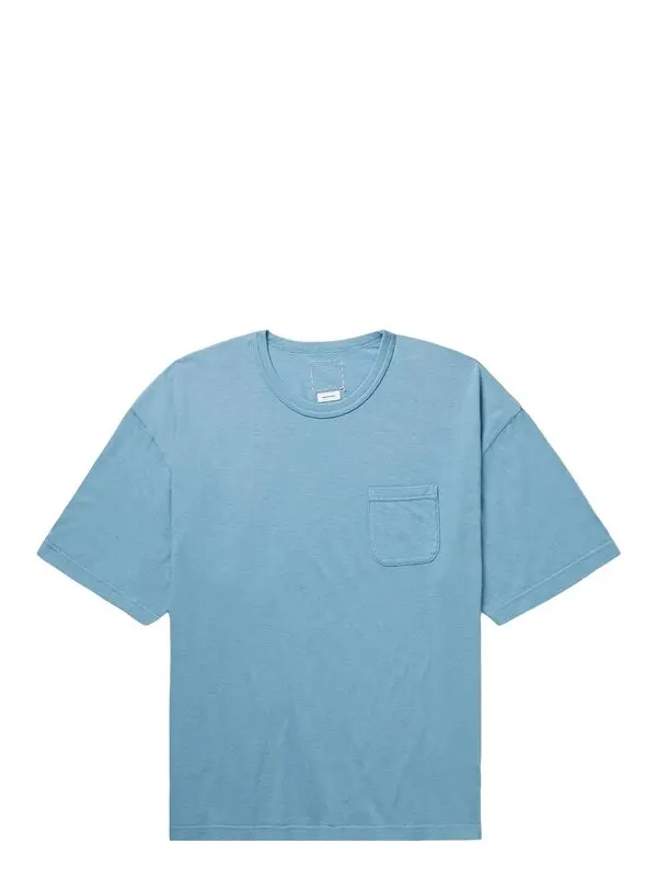 Visvim Ex Jumbo Cotton-blend Jersey T-shirt - Blue