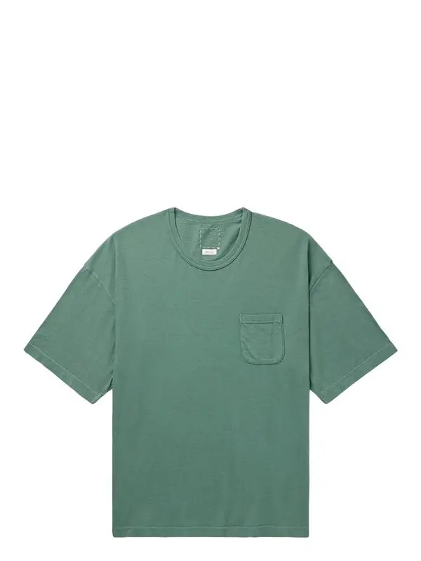 Visvim Ex Jumbo Cotton-blend Jersey T-shirt - Green