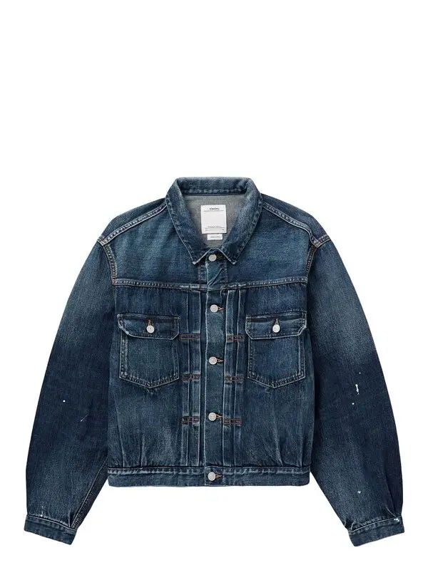 Visvim Social Sculpture Selvedge Denim Jacket - Blue