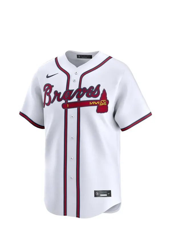 Nike Atlanta Braves Dri-fit Adv Mlb Limited Jersey - White