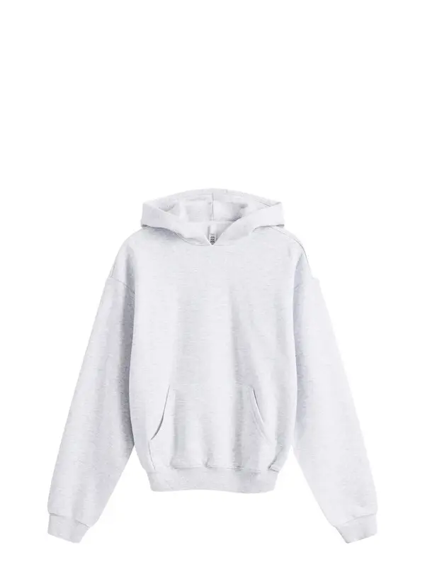 SKIMS Cotton Fleece Classic Pullover Hoodie - Light Heather Grey