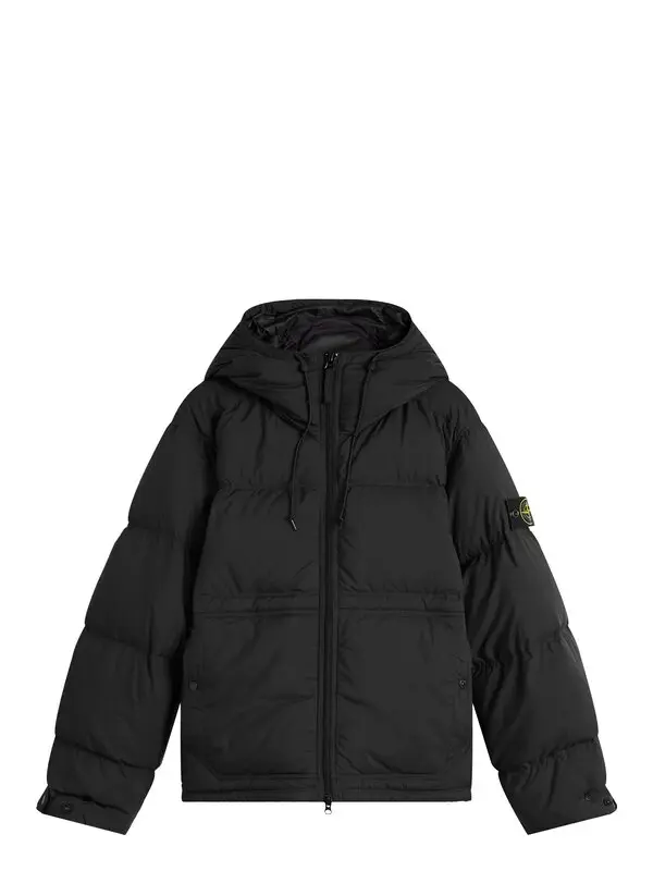 Stone Island Matt Ripstop Cordura Down Parka - Black