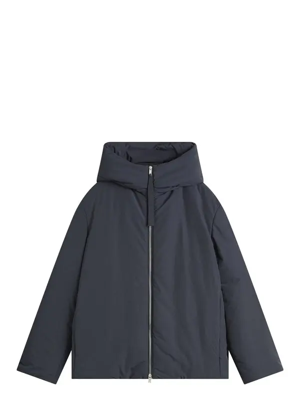 JIL SANDER Hooded Down Jacket - Black