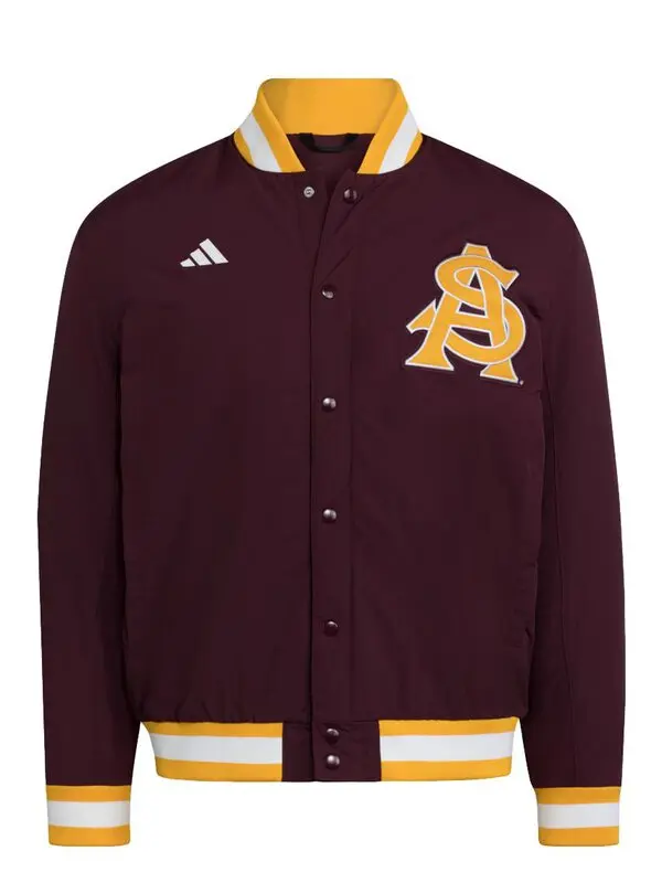 Adidas Arizona State Sun Devils Coaches Dugout Jacket - Team Maroon