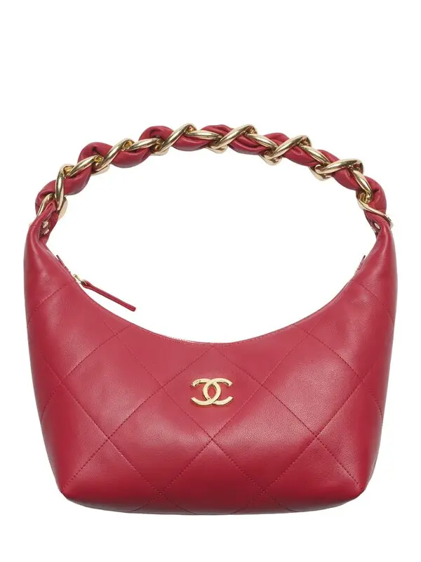 Chanel Hobo Handbag - Red