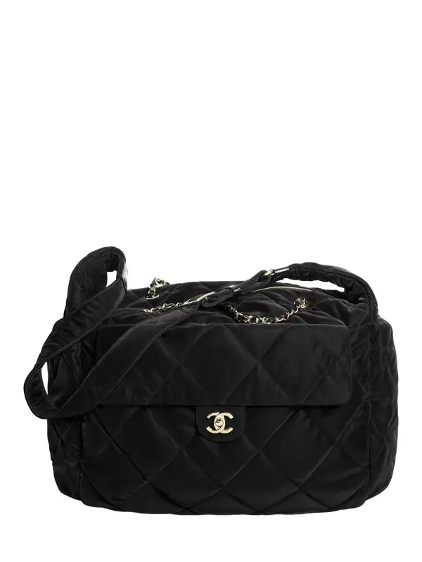 Chanel Maxi Bowling Bag - Black