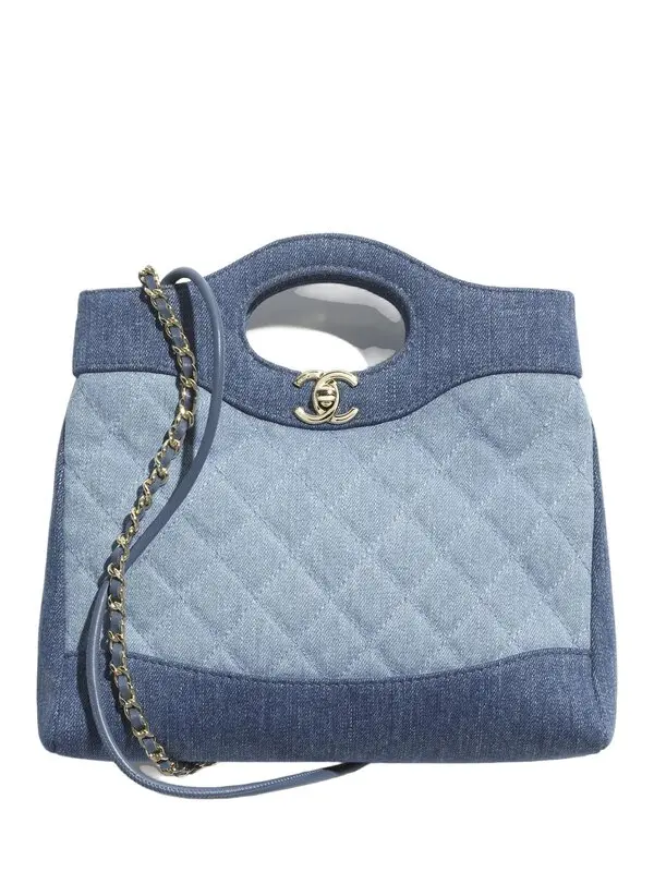 Chanel 31 Mini Shopping Bag - Light Blue & Dark Blue