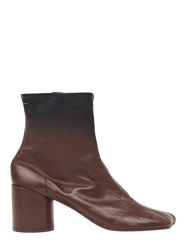 MAISON MARGIELA Anatomic Ombre Ankle Boots - Black/sable