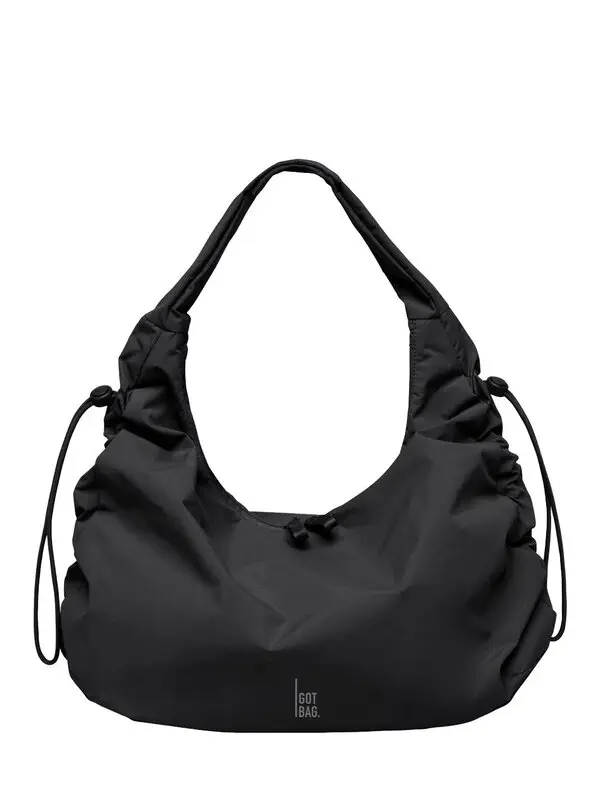 GOT BAG Mellow Hobo Bag Recycled Nylon - Black