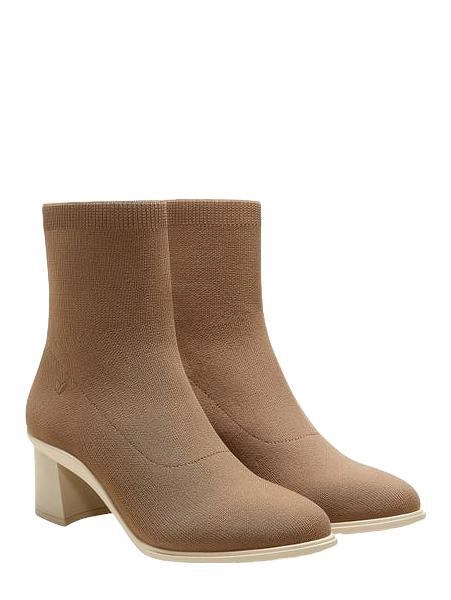 Vivaia Almond-toe Running Heel Boots - Brown