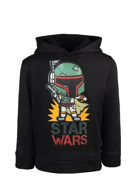 STAR WARS Boba Fett Pullover Hoodie - Black