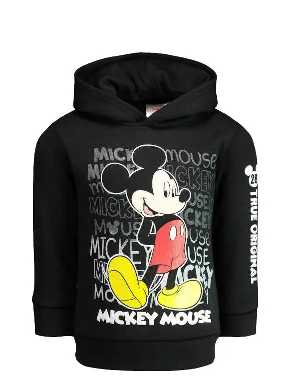 Disney Mickey Mouse & Friends Pullover Hoodie - Mickey Mouse Black