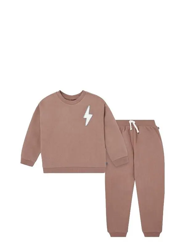 MODERN MOMENTS™ BY GERBER Sweatshirt And Jogger Set - Lightning Brown