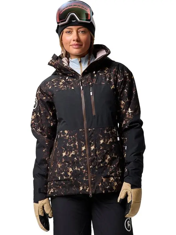 BACKCOUNTRY Crestcruiser Insulated Jacket - Leoportoise Print/black