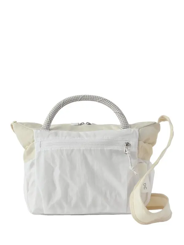 On Track Pack Mini Elite Recycled-shell Shoulder Bag - Cream