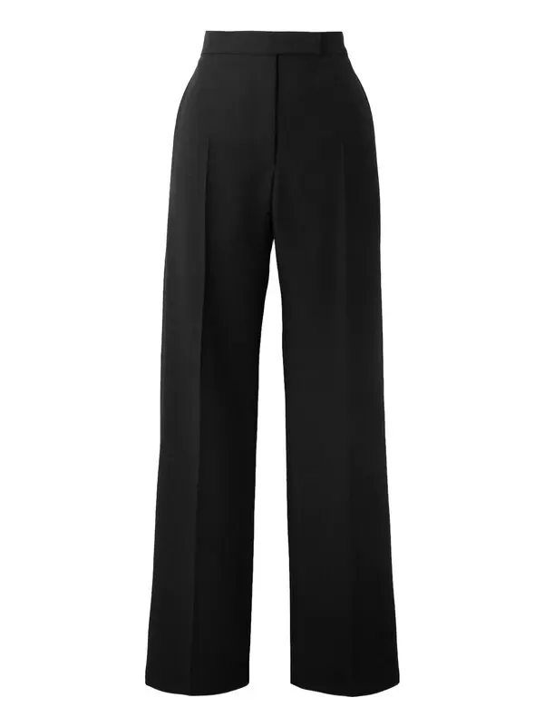 TOM FORD Wool, Mohair, And Silk-blend Twill Pants - Black