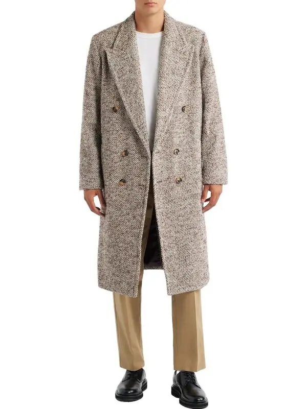KROST Elliot Wool-blend Overcoat - Sepia Rose