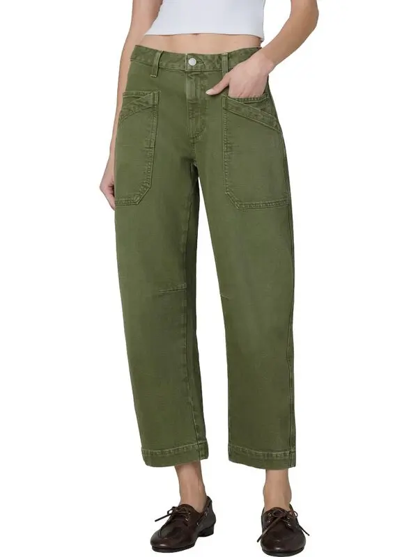 Joe's Jeans The Double Pocket Barrel Leg Jeans - Winter Moss