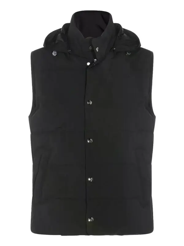 MONTECORE Hooded Padded Gilet - Black