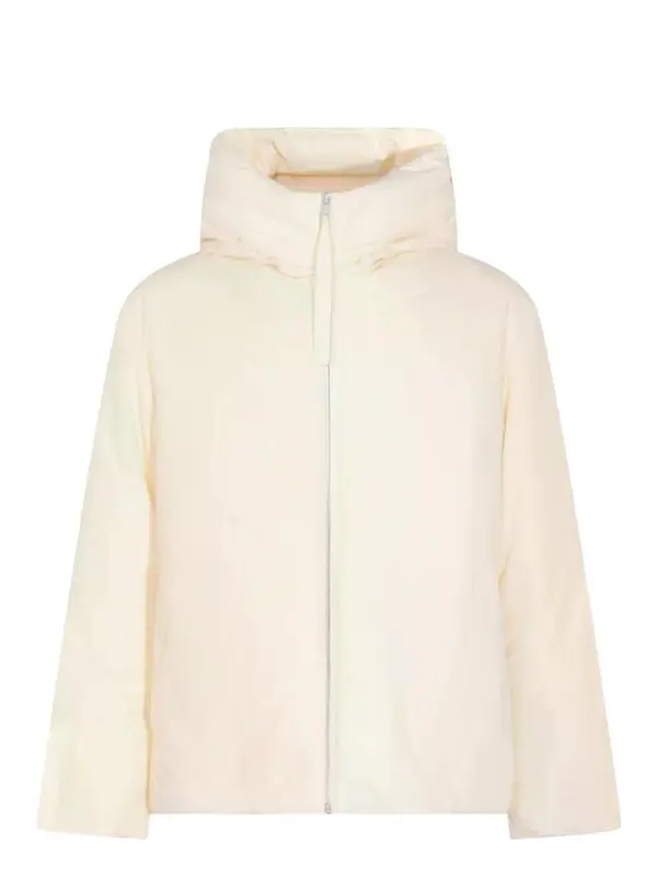 JIL SANDER Hooded Zip Jacket - Neutrals