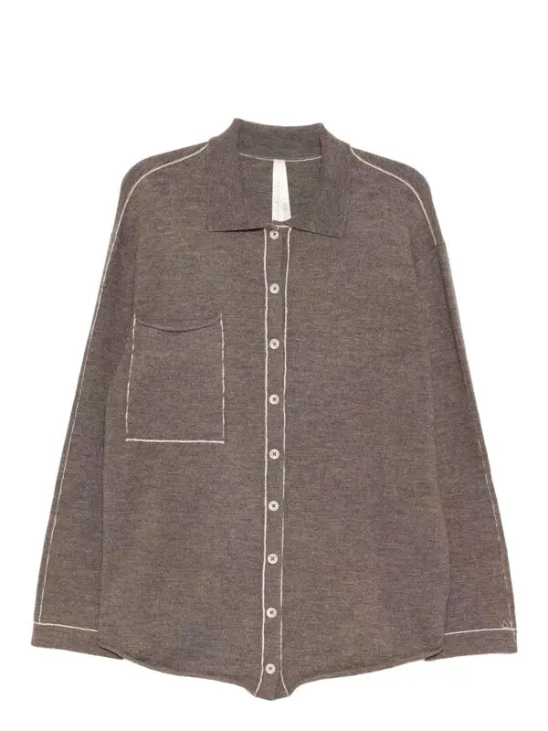 LAUREN MANOOGIAN Stitch Shirt - Grey