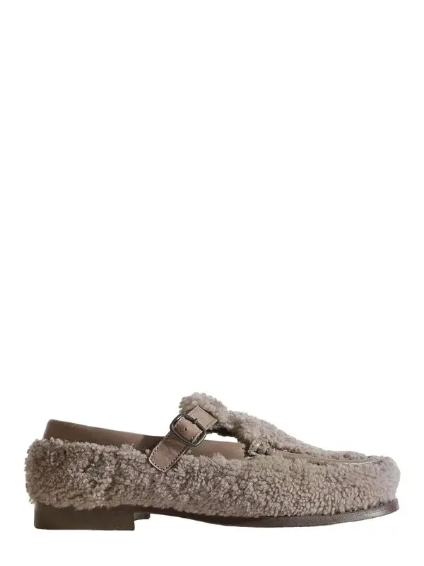 Hereu Alber Shearling Loafers - Grey