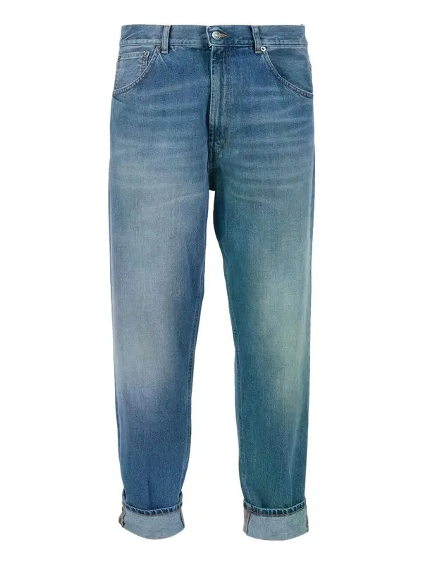 DONDUP Cotton Straight-leg Jeans - Blue