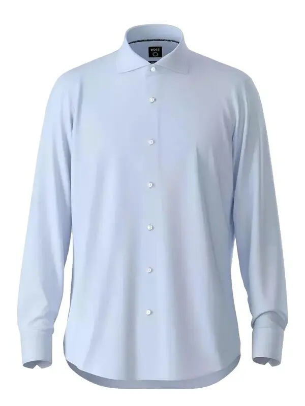 BOSS Spread-collar Shirt - Blue