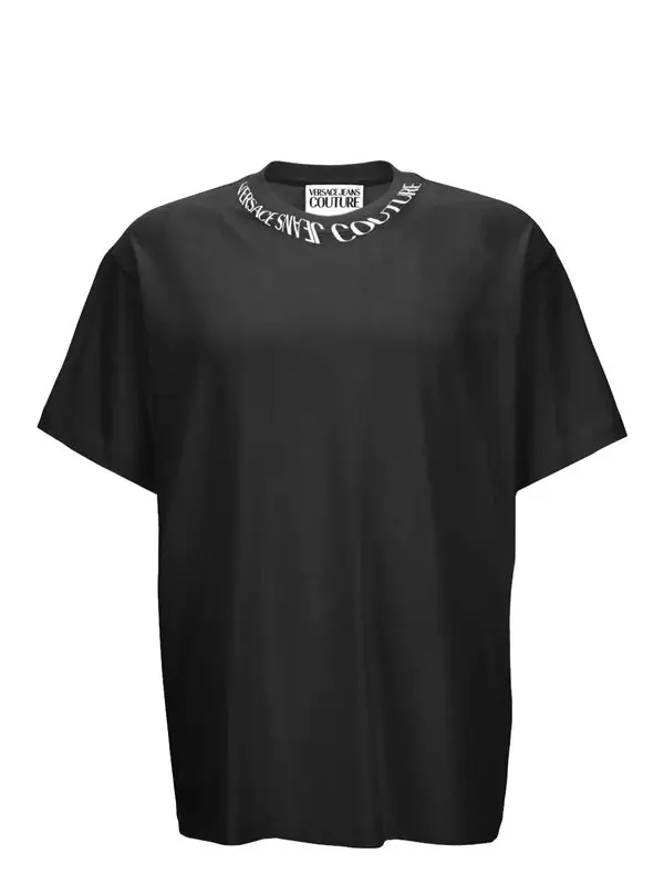 Versace Logo-detail T-shirt - Black
