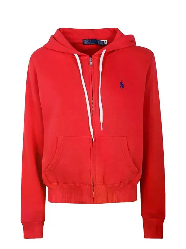 Polo Ralph Lauren Zip-up Hoodie - Red