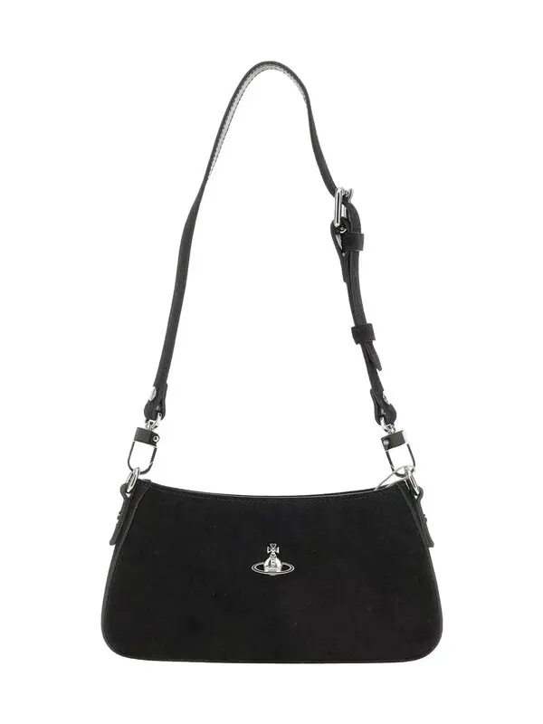 VIVIENNE WESTWOOD Leather Shoulder Bag - Black