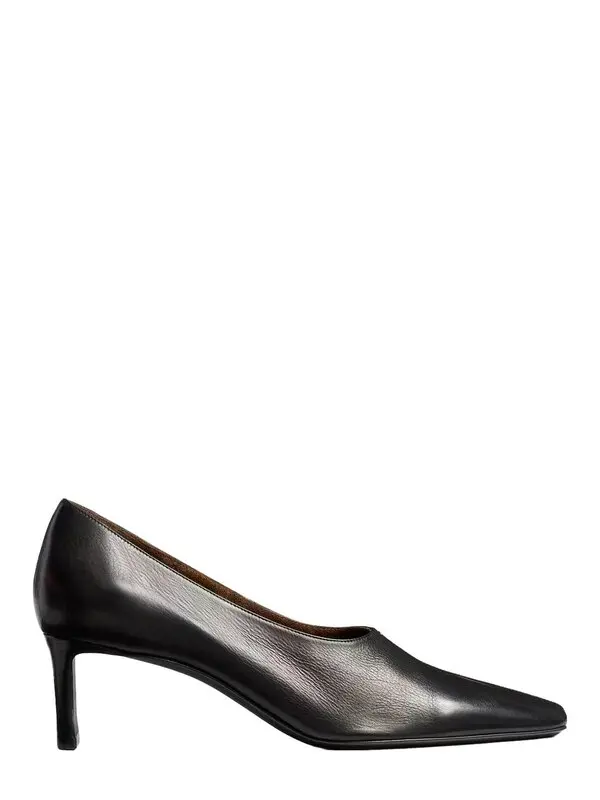 Khaite 50mm Cecilia Square-pointed Toe Pumps - Black