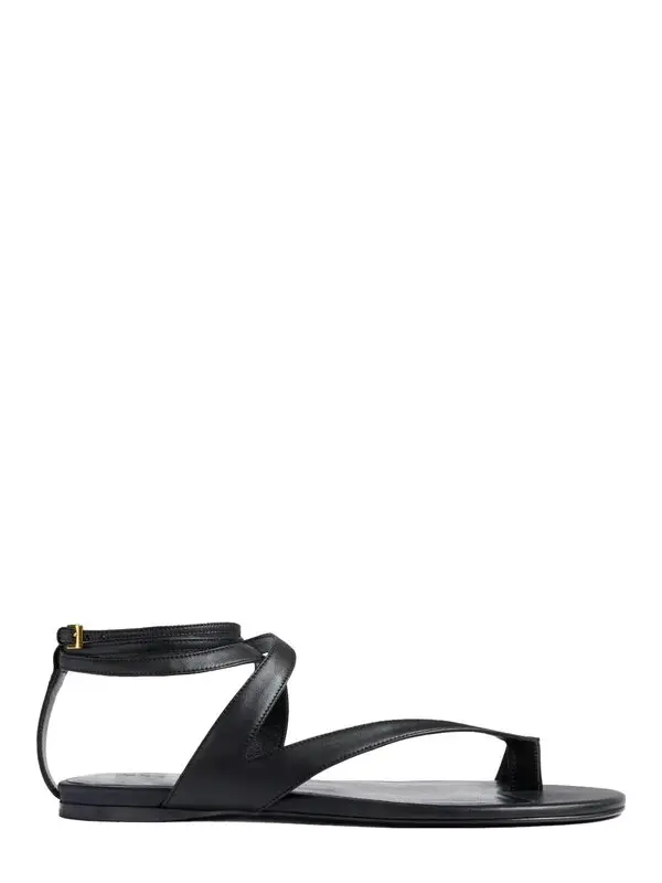 Khaite Ankle-strap Sandals - Black