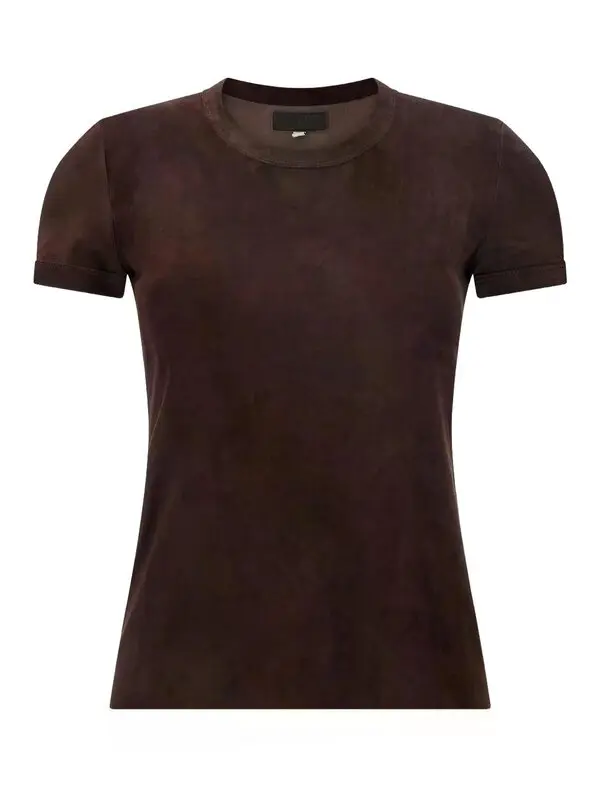 Stouls Suede T-shirt - Brown