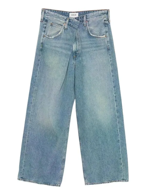AGOLDE Vana Fold Jeans - Blue