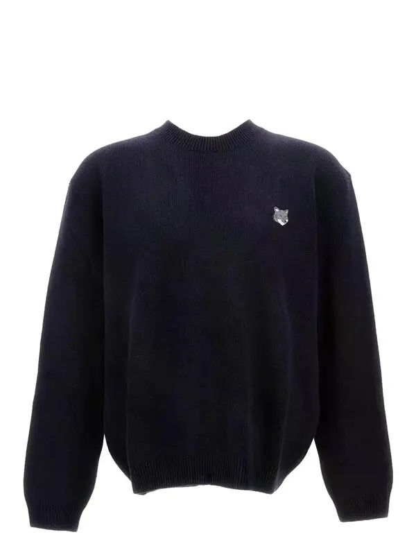 Maison Kitsuné Crew-neck Sweater - Blue
