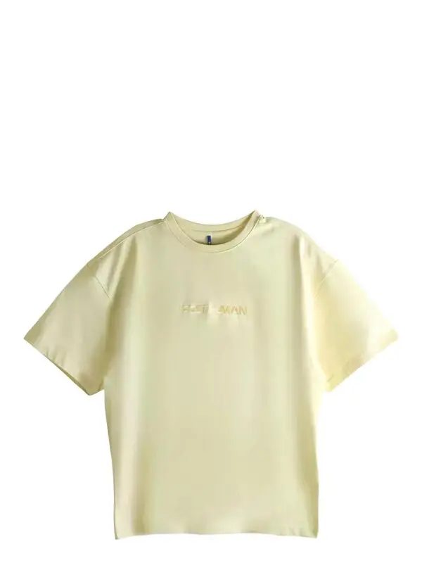 ADER ERROR Embroidered T-shirt - Yellow