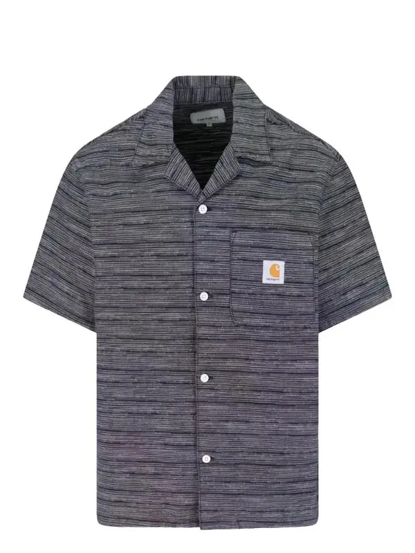 Carhartt Work In Progress Gellar Striped Shirt - Grey