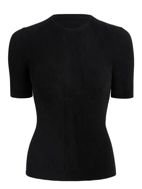 Khaite Celina Short-sleeved T-shirt - Black