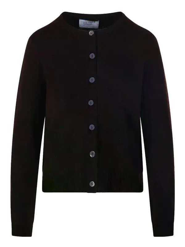 BEYOU Buttoned Knitwear - Black