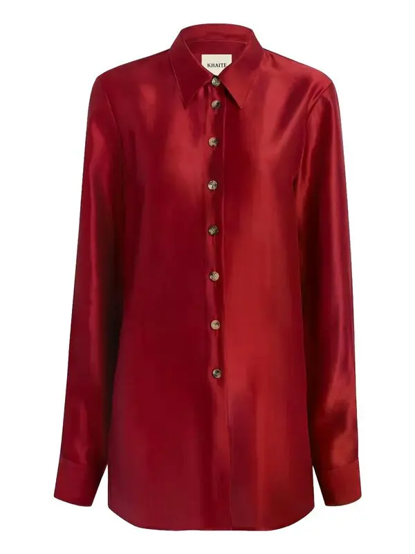 Khaite Buttoned Shirt - Red