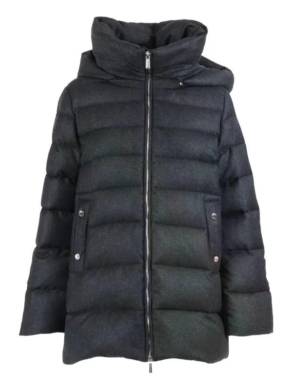 MOORER Natalia Quilted Jacket - Blue