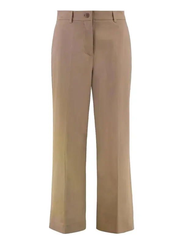Max Mara Button-fastening Straight Trousers - Brown