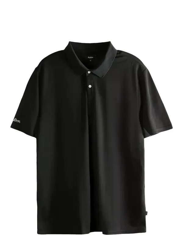 MALBON Logo-print Polo Shirt - Black