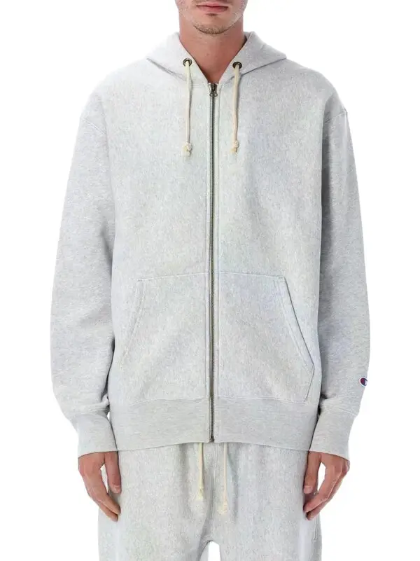 Champion Zip-up Hoodie - Grey