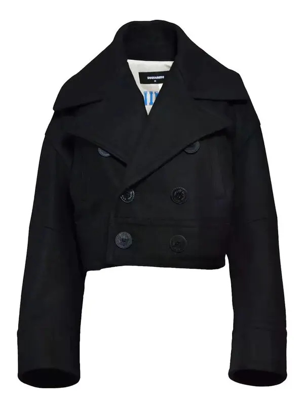 Dsquared2 Double-breasted Jacket - Black