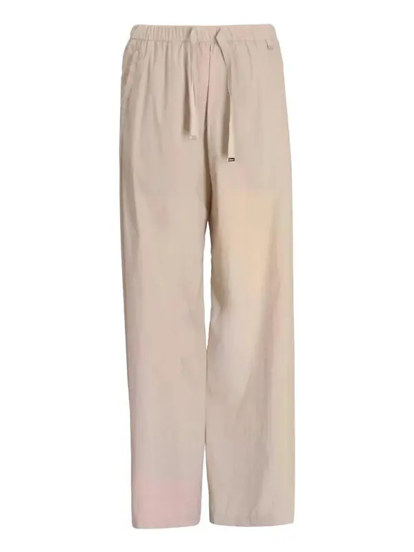 Herno Straight-leg Trousers With Drawstring - Neutrals