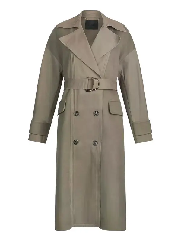 Liu Jo Double-breasted Belted Trench Coat - Neutrals
