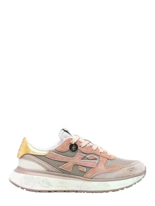 Premiata Lauryn Sneakers - Grey Pink Yellow
