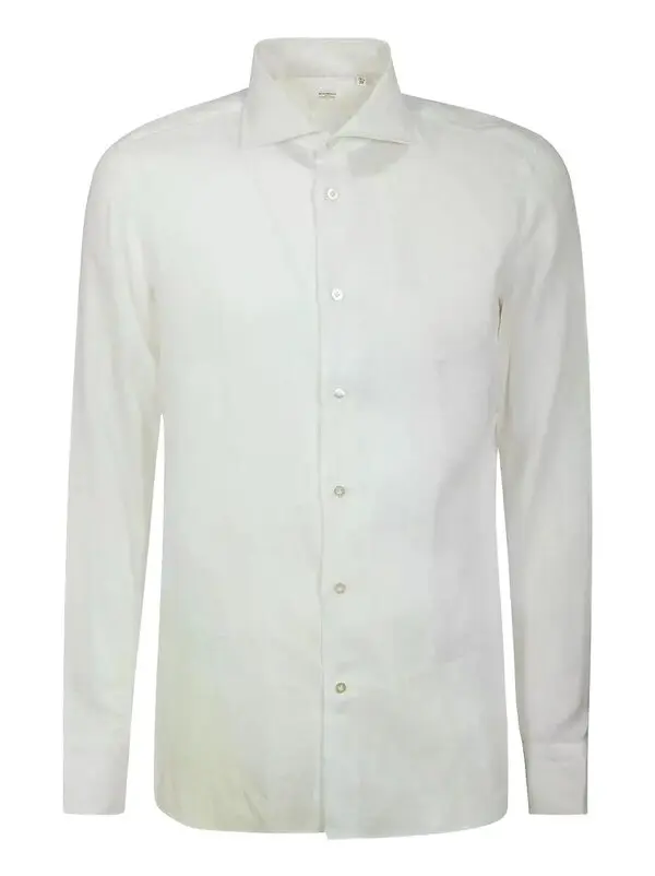 BORRIELLO NAPOLI Linen/flax Shirt - White